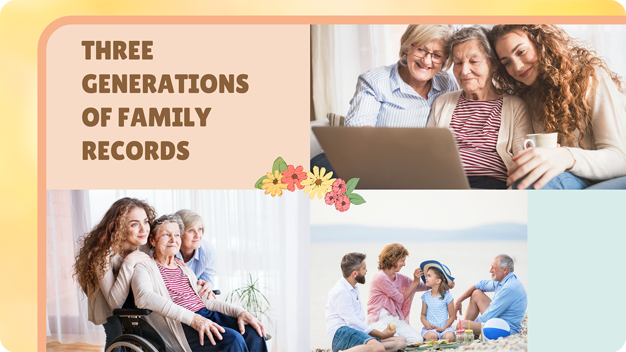 Online Family Collage Generator ： Capture Sweet Moments of your family