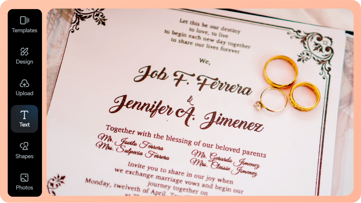 Engagement Invitation Cards Maker Online for Free