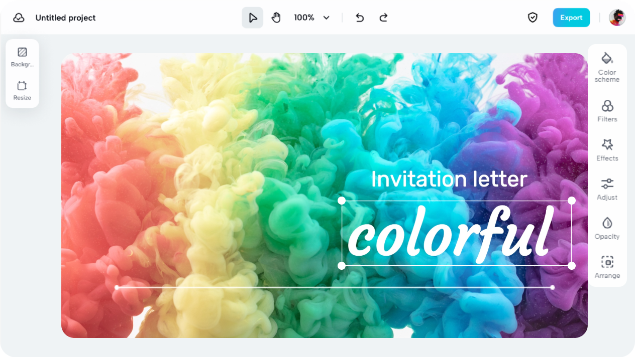 Holi Invitation Card Maker - Create and download for free