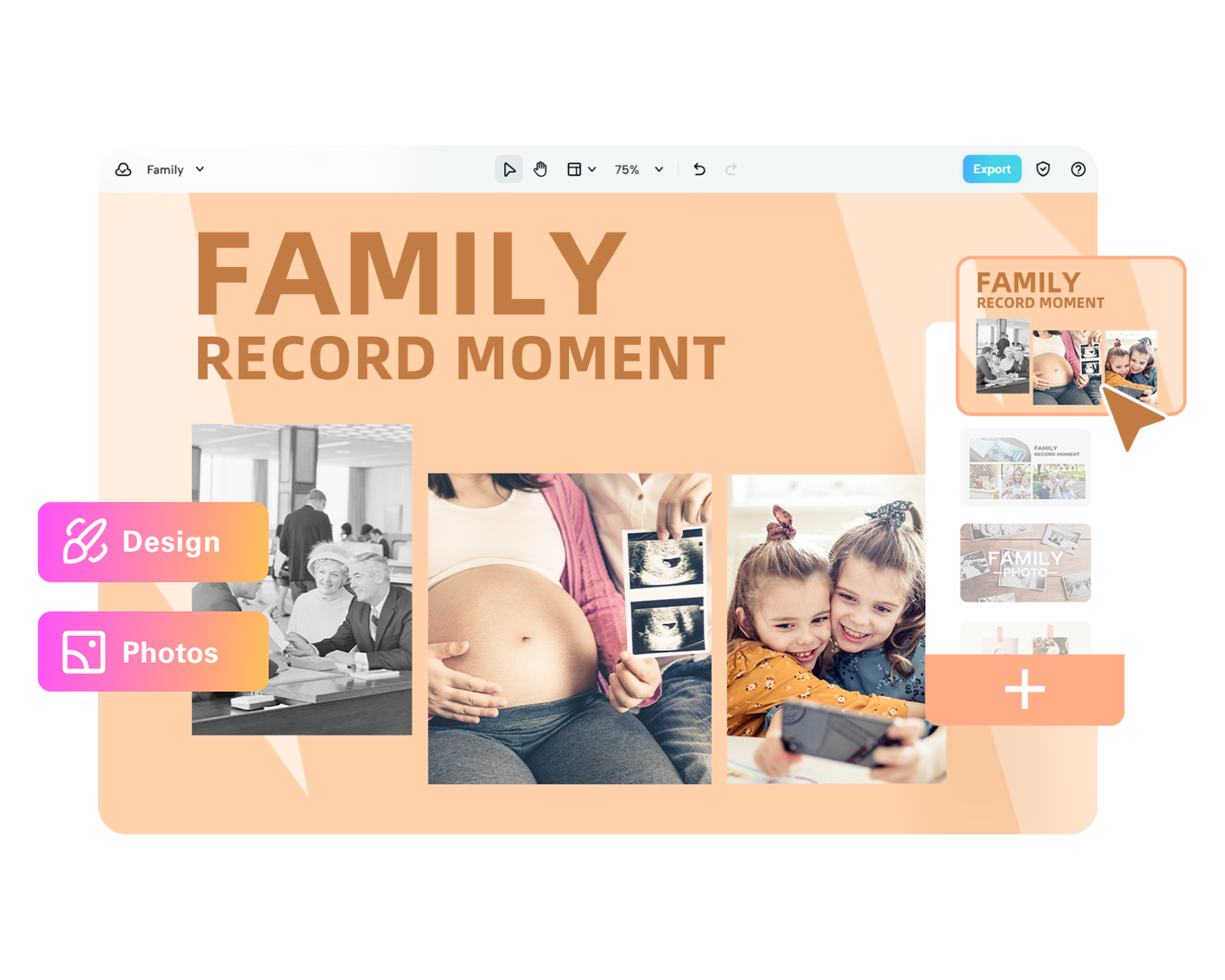 Online Family Collage Generator ： Capture Sweet Moments of your family