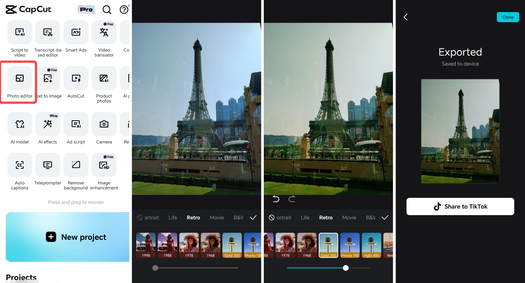 A Guide to CapCut: The Best Vintage Photo Filter App