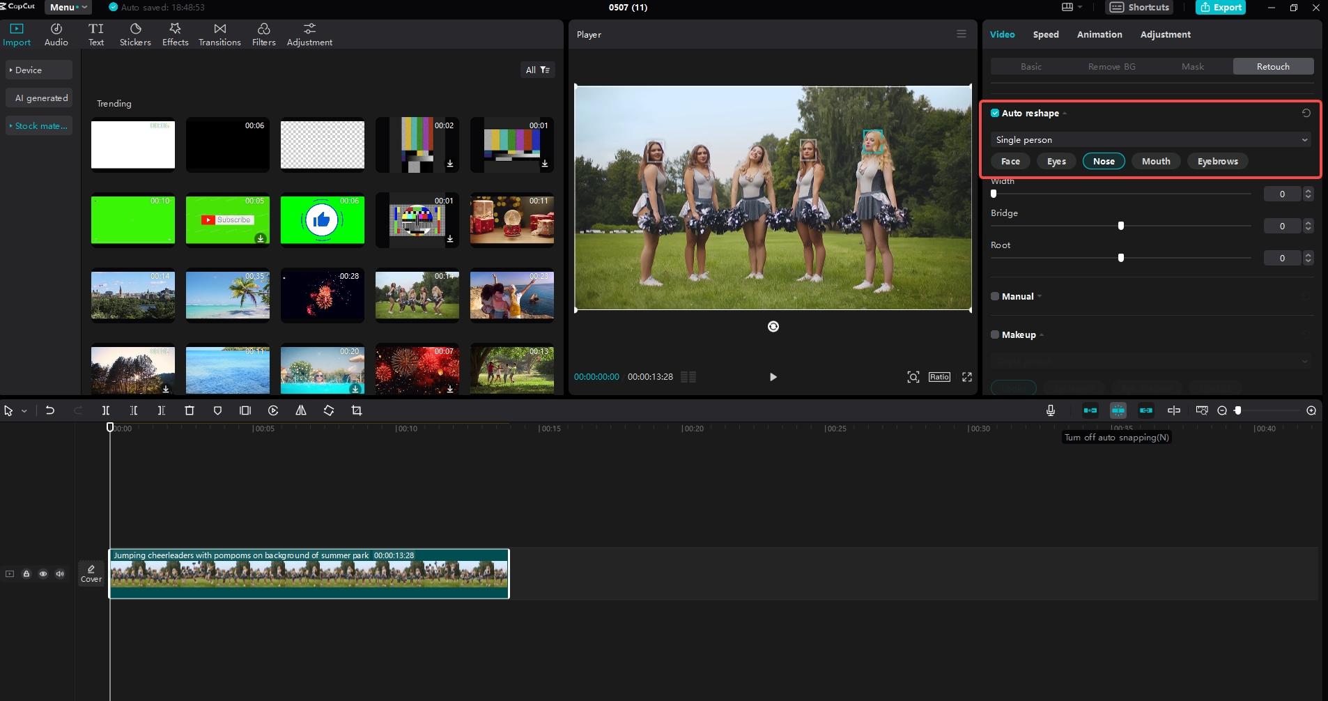 How to Use Nose Reshaping Techniques in Video Editing