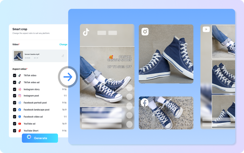Usando Pippit para crear videos para redes sociales
