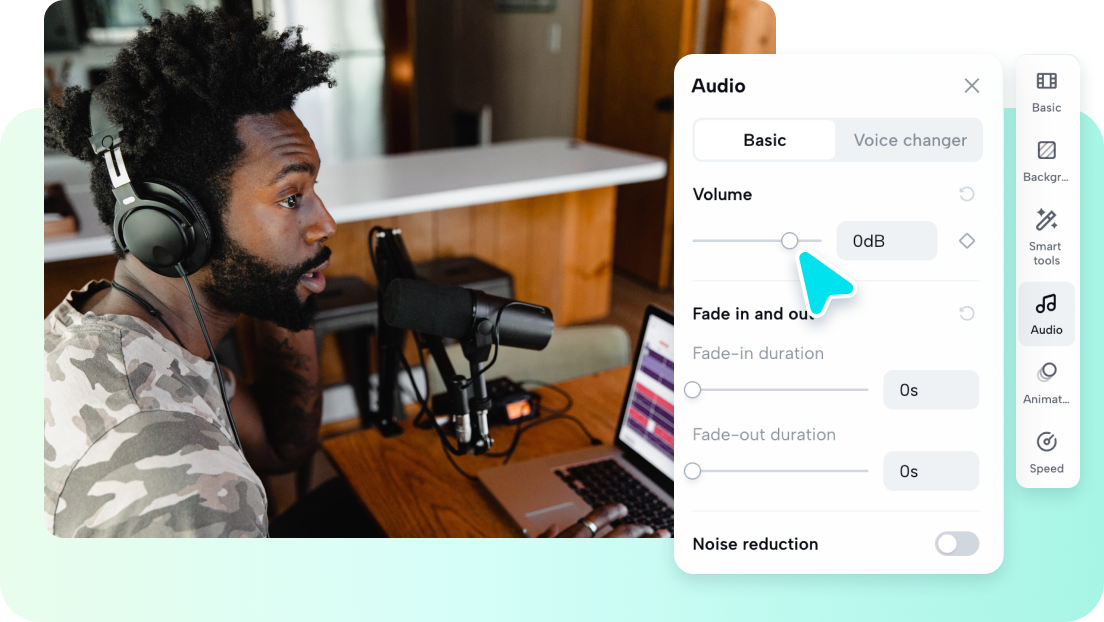 Editar áudio online grátis com o Pippit: Edição simplificada