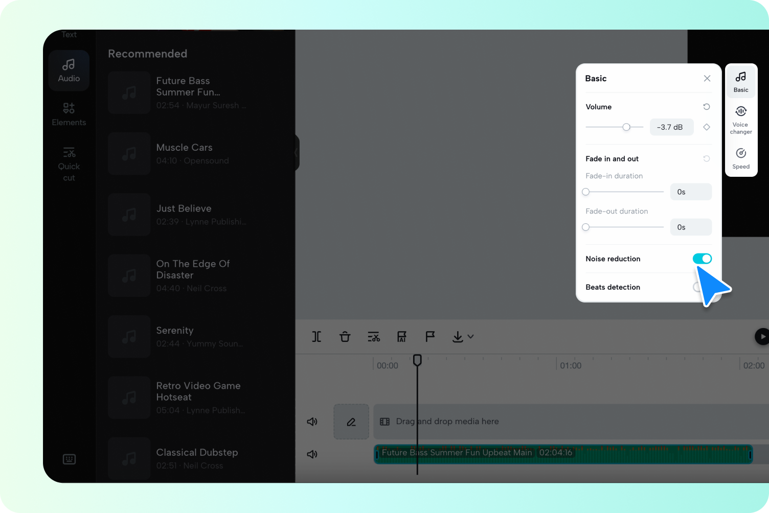 Edit Audio Online Free with Pippit