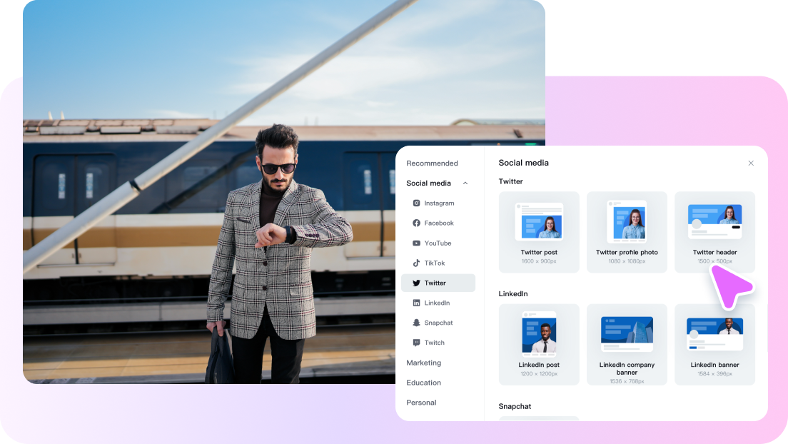 Twitter Banner Maker for Creating Shining Brand Presence