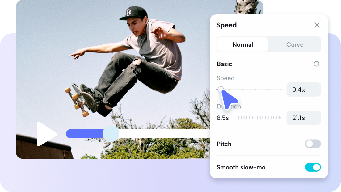 Video Speed Changer | From Dramatic Slows to Lightning Fast Clips