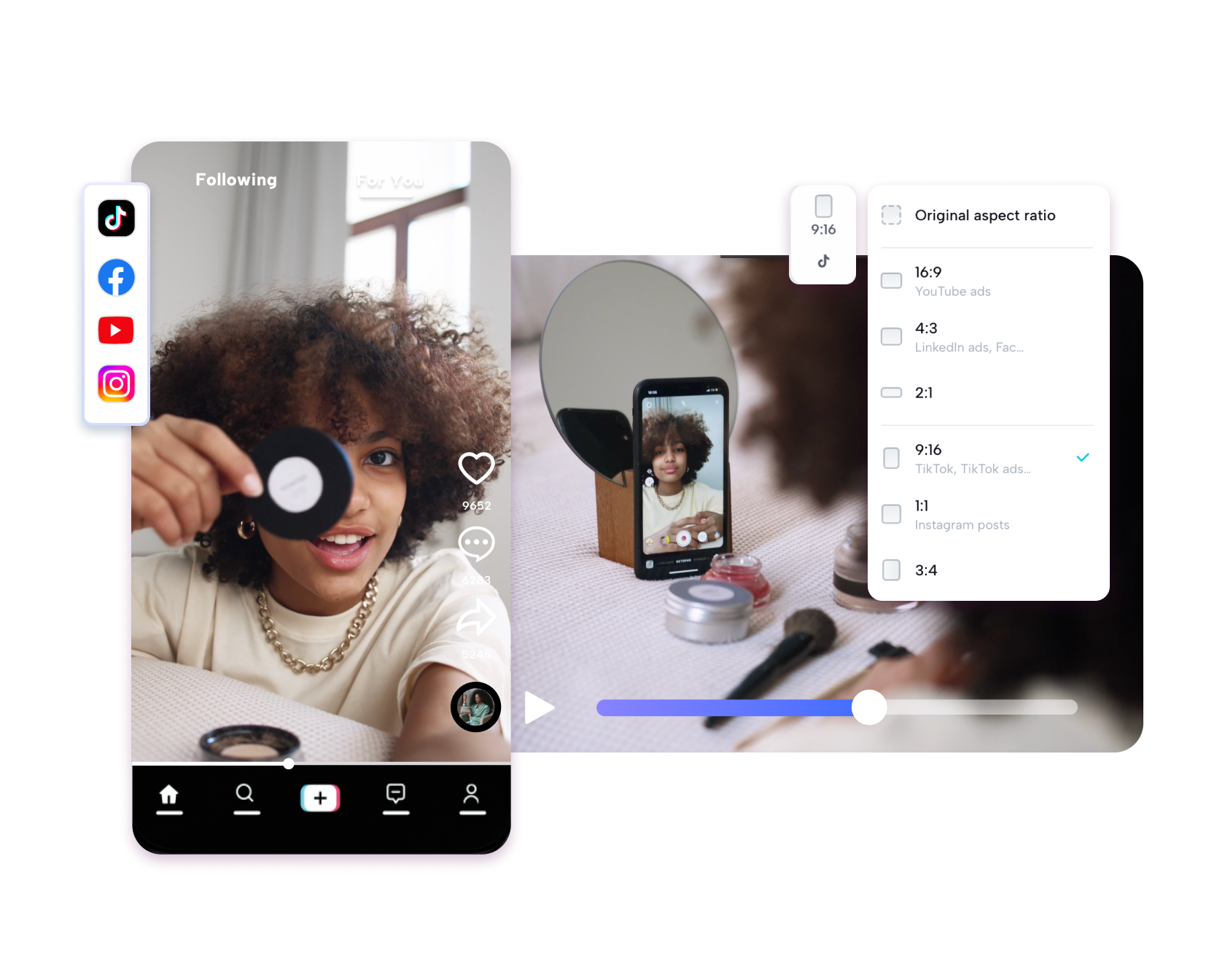 Безкоштовний генератор відео AI онлайн: миттєво створюйте привабливі відео