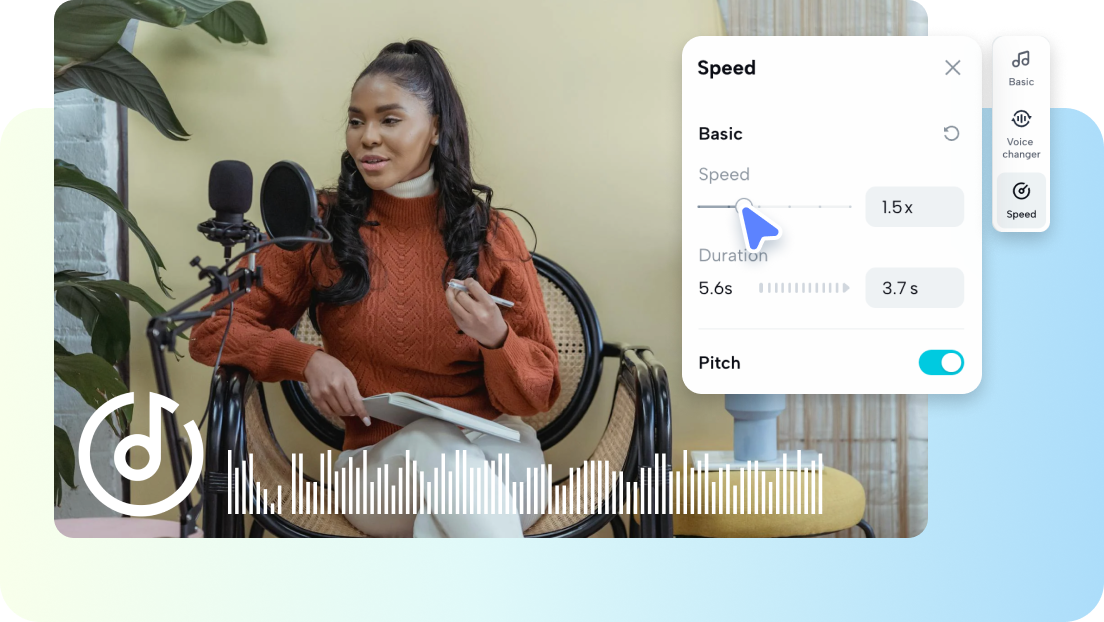 Free Audio Speed Changer Online | Adjust Speed and Pitch Easily