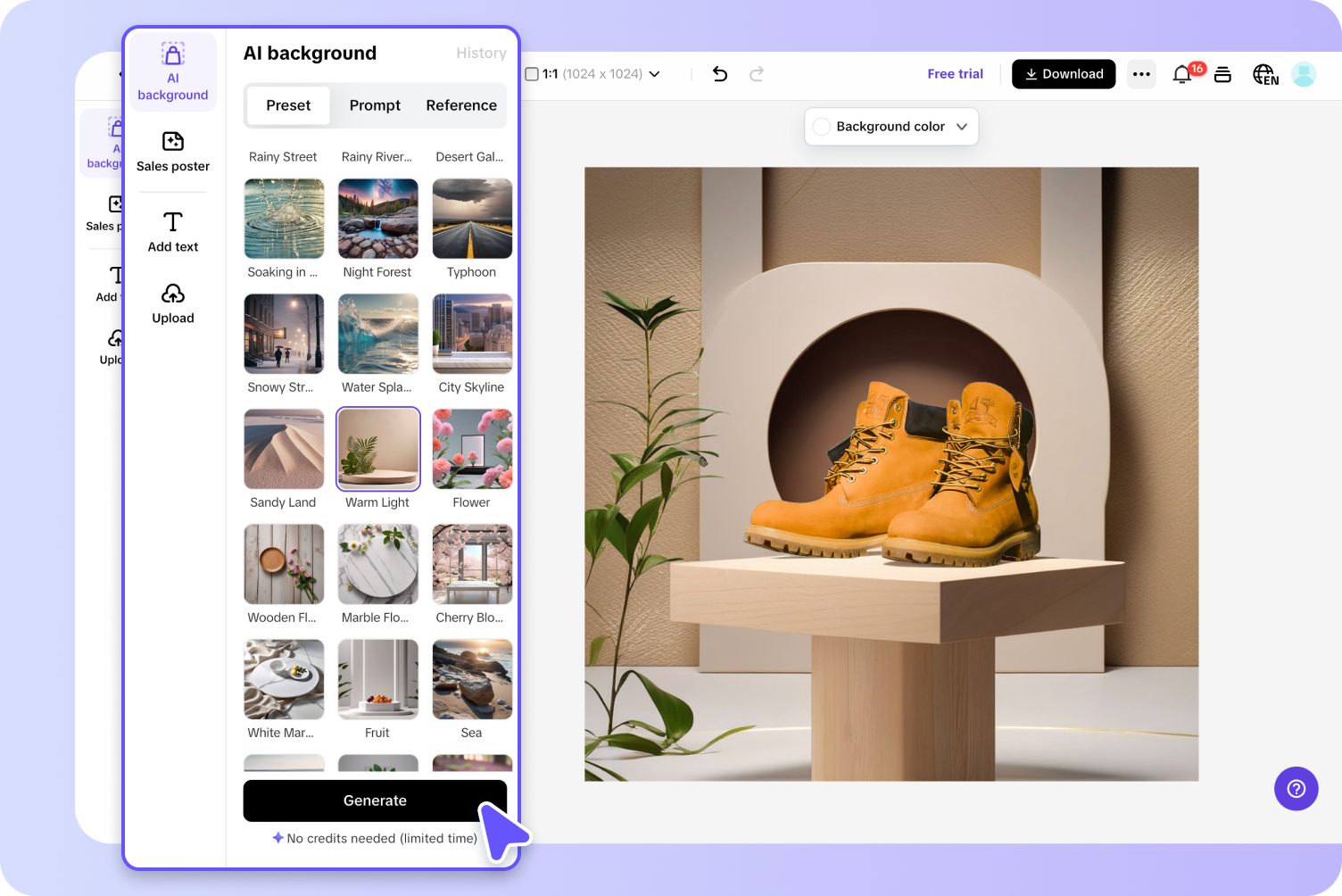 AI Background Generator: Effortlessly Create Professional Images