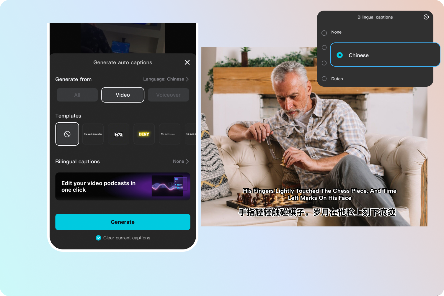 Chinese Subtitles Generator: Easily Create Chinese Subtitles