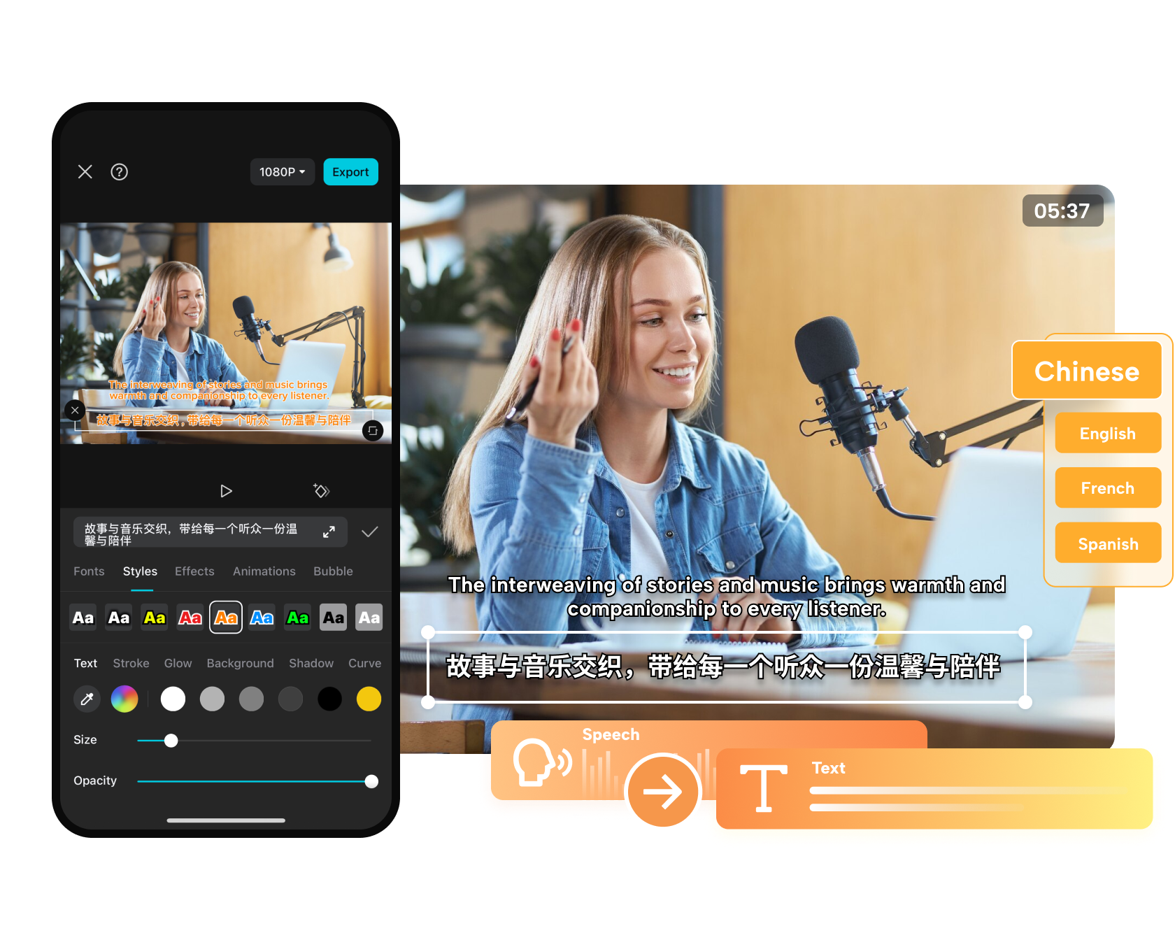 Easily Transcribe Your English Video to Any Language