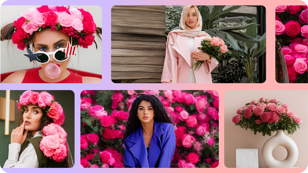 Get Jaw-Dropping Valentine Rose Images with A Free Image Generator