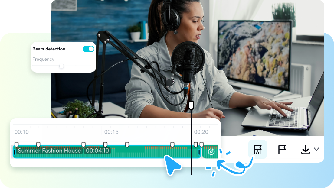 Générateur vidéo IA à partir d'audio : réutilisez votre contenu et ...