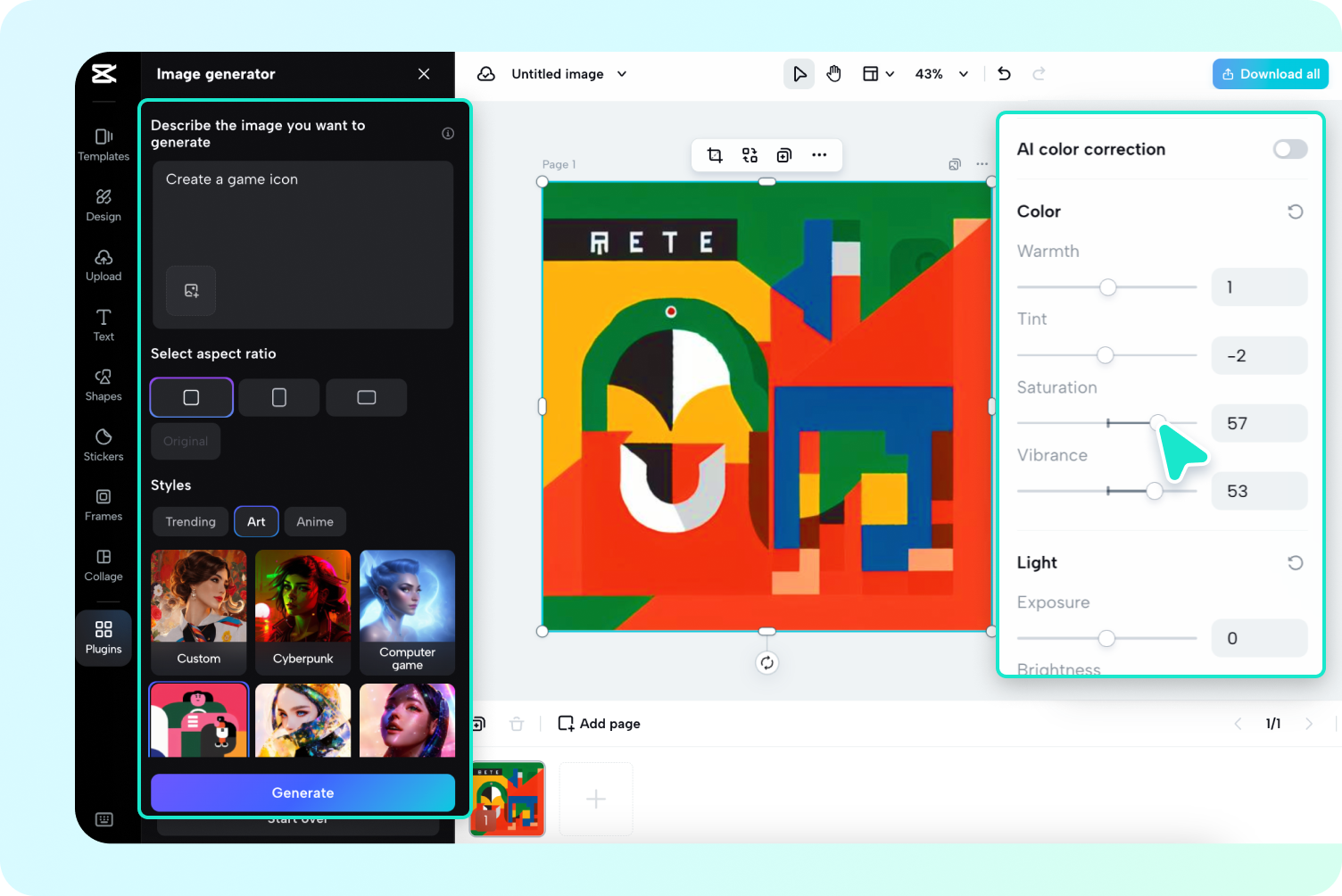 Creador de íconos de IA: Diseña íconos únicos gratis en línea