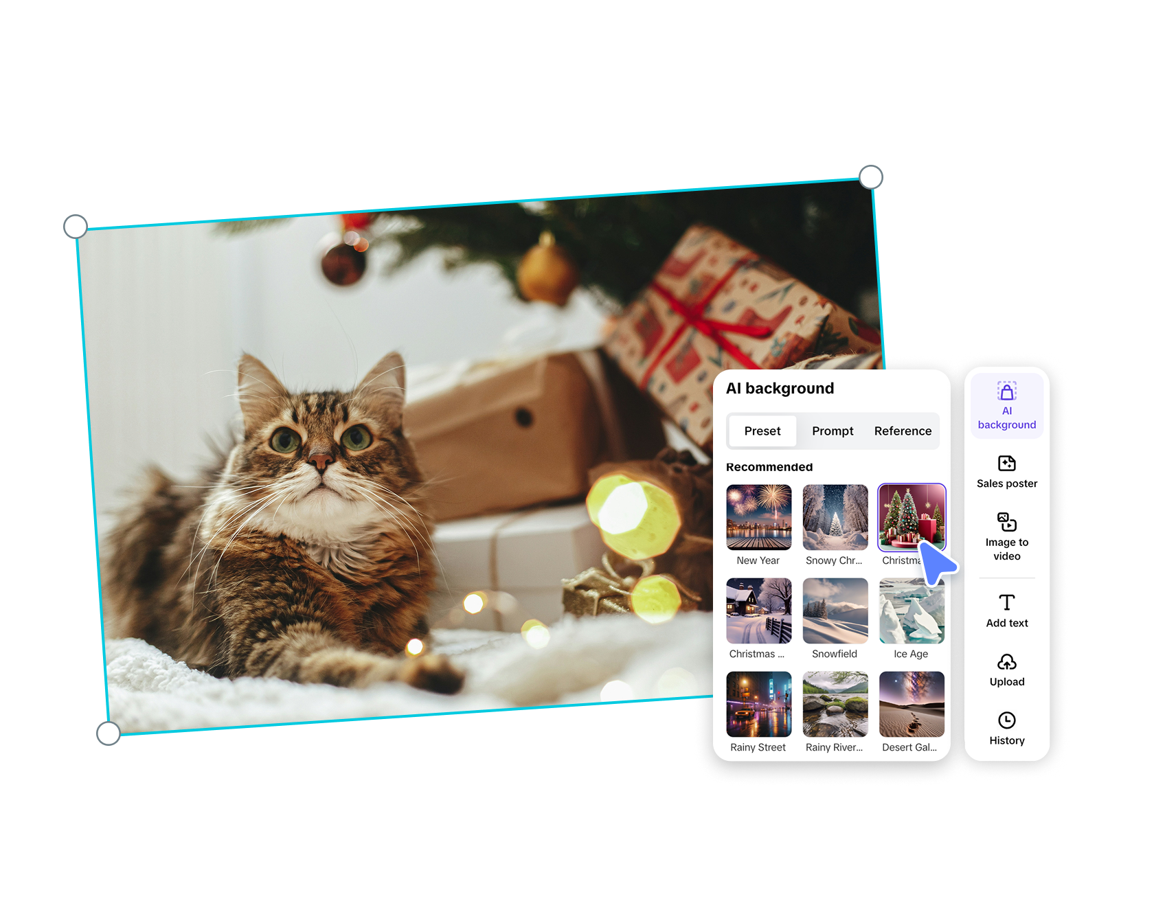 Make Christmas Background Online: Holiday Ambiance at Your Fingertips