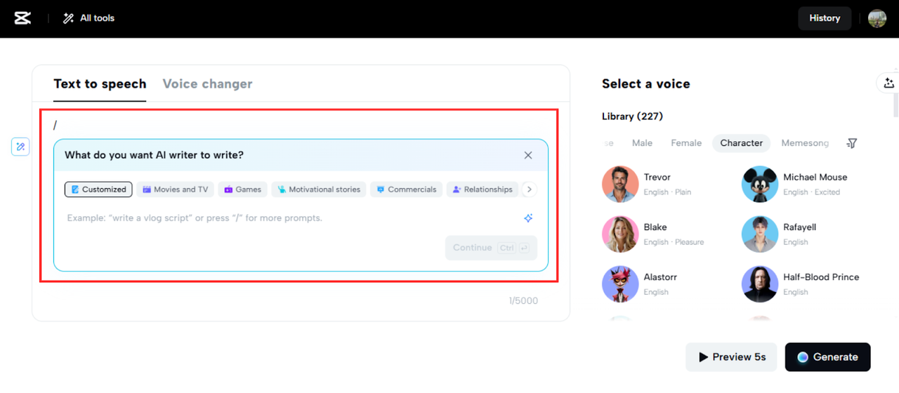 Convert Text-to-Speech Cartoon Characters: Suit Every Content Type